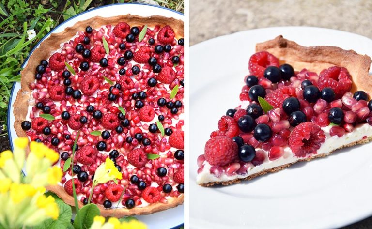 Tarte sablée aux fruits rouges et mascarpone - Agathe Duchesne