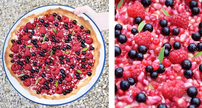 Tarte sablée aux fruits rouges et mascarpone - Agathe Duchesne