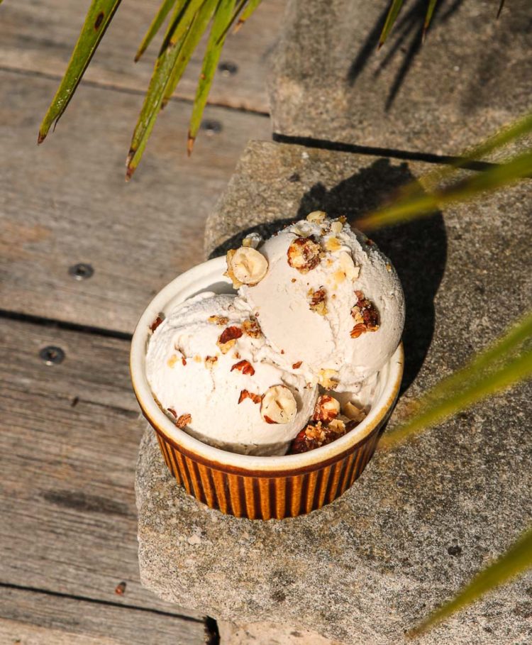 Glace banane coco sans lactose - Agathe Duchesne